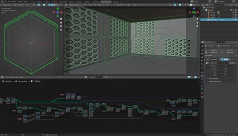 Instances Geometry Nodes Hexagonal Grid On Existing Geometry Blender Stack Exchange