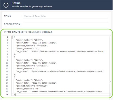 Create A New Output Schema Template Schema Template Library Nexla