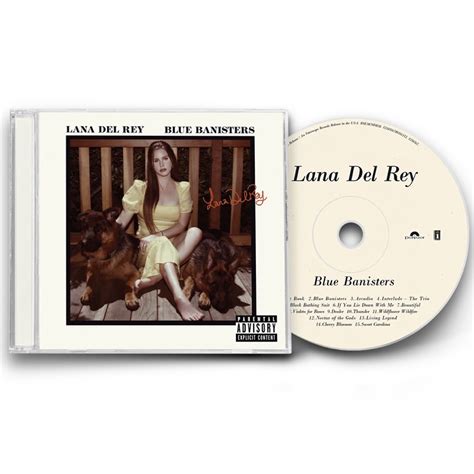 Lana Del Rey Blue Banisters Standard CD Autografado Música