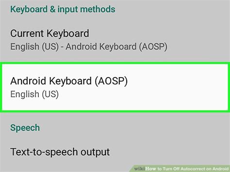 How To Turn Off Autocorrect On Android Steps With Pictures