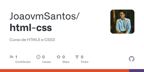 Github Joaovmsantoshtml Css Curso De Html5 E Css3