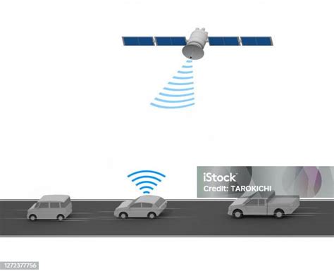 자율 주행 및 인공 위성 자동차 사이의 거리를 유지하면서 실행합니다 차에서 레이더 도로에서 달리는 자동차 아이소메트릭 3차원 형태에 대한 스톡 사진 및 기타 이미지 Istock