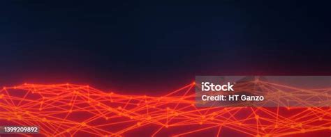 빛나는 빨간색 상호 연결된 신경총 구조가있는 추상적 인 기술 배경 3d 렌더링 0명에 대한 스톡 사진 및 기타 이미지 0명 가상현실 건축물 Istock