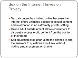 Sex And Social Media SXSW 2013 Proposal PPTX Social Networking Internet