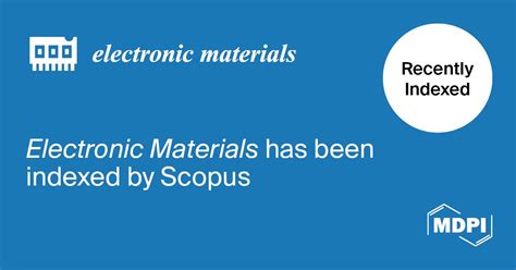 electronic materials mdpi on linkedin openaccess