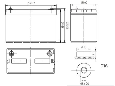 Akumulátor Leaftron Ltg12 100 Gelový 12v100ah Micronixspol S Ro