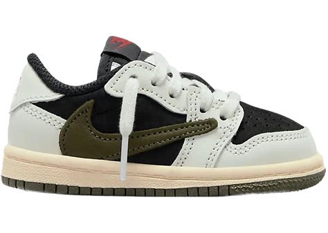 Jordan 1 Retro Low OG SP Travis Scott Olive (TD) - Swappa