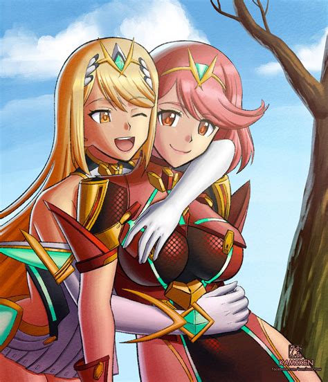 Pyra And Mythra Xenoblade Chronicles 2 Know Your Meme