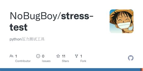 Github Nobugboystress Test Python压力测试工具