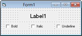 VB CheckBox Control