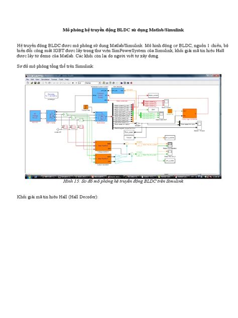 Mô Phỏng Hệ Truyền động Bldc Sử Dụng Matlabsimulink Pdf