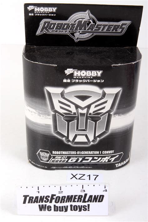 Sealed Transformers® Robot Masters Deluxe Class G1 Convoy Limited Black Version Sku 359217