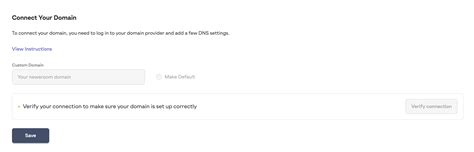 how do i connect my own domain pressmaster