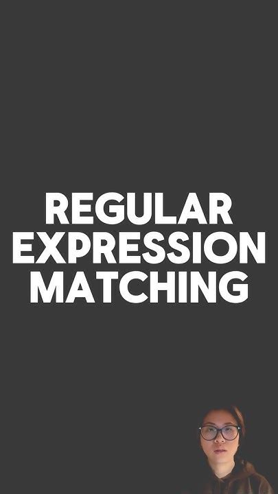 Regular Expression Matching Youtube