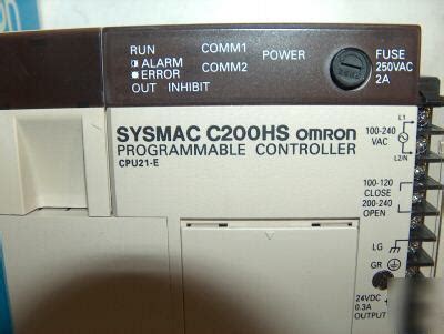 Omron Sysmac C200HS CPU21 E Programmable Controller