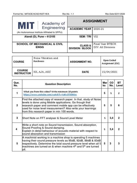 open ended assignment ese pdf applied and interdisciplinary physics