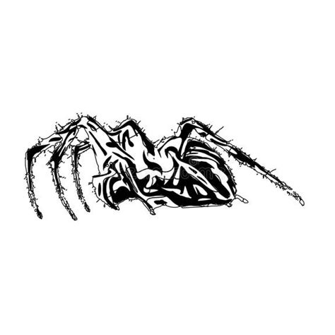 Sketch Of A Spider For An Element In Making Logos And Activity Symbols Stock Illustration