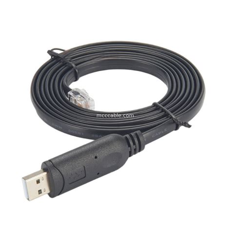 Usb A To Rs232 Rj12 Serial Cable 6p6c Compatible With Rs232