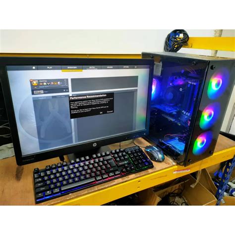 Gaming Set Core I3 I5 I7 I7 6700 16GB RAM 256GB SSD 2GB GT730 AMD RX 580 8GB RTX 3050