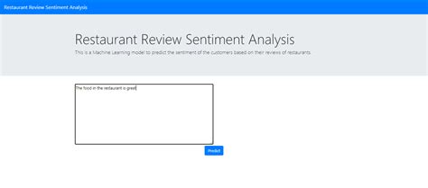 Github Abhilashupsentiment Analysis Of Restaurant Reviews A Machine