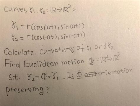 Solved curves γ γ RR Chegg