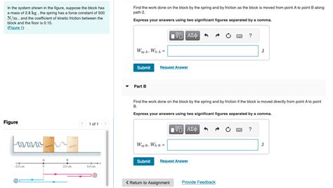 Solved In The System Shown In The Figure Suppose The Block Chegg Com