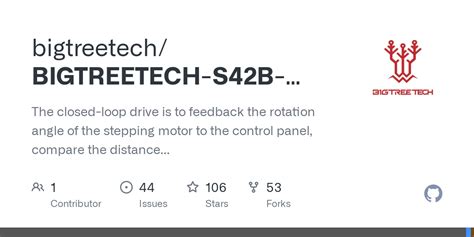 GitHub Bigtreetech BIGTREETECH S B V The Closed Loop Drive Is To Feedback The Rotation