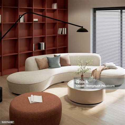 현대적인 미니멀 거실 인테리어 현대적인 아파트 아이디어 3d 렌더링 거실에 대한 스톡 사진 및 기타 이미지 거실 0명