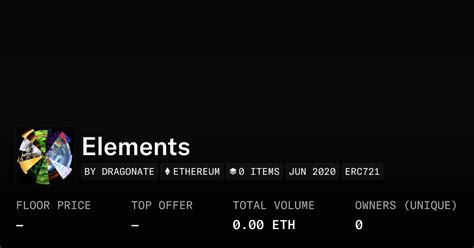 Elements Collection Opensea Elements Collection Opensea