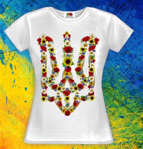 Женская футболка в украинском стиле. Размеры: S, L ,M, L, XL. Футболки ...