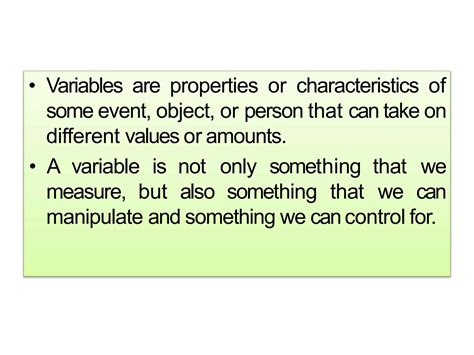 types of variables in research pptx education