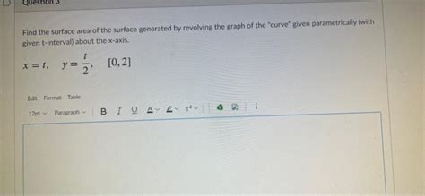 solved questions find the surface area of the surface