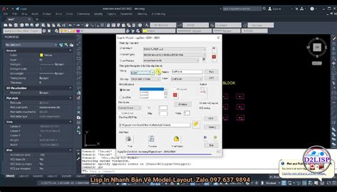 Lisp In Nhanh Bản Vẽ D2lisp Viết Phần Mềm Autocad