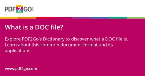 What Is A Doc File