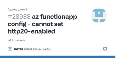 Az Functionapp Config Cannot Set 20 Enabled · Issue 28988