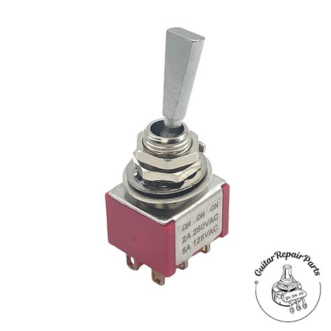 Carling On On On 3 Position Dpdt Mini Toggle Switch W Flat Reverb