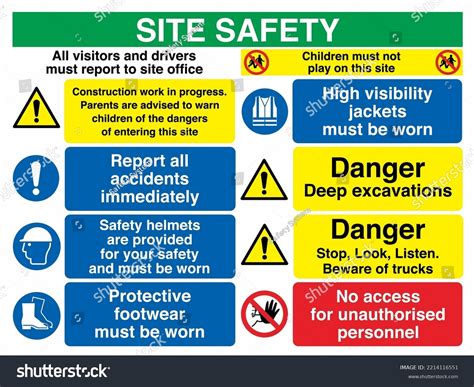 Health And Safety Notice Board Sign