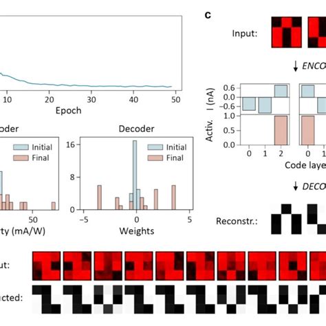 Device Operation As An Autoencoder A Loss Of The Autoencoder During