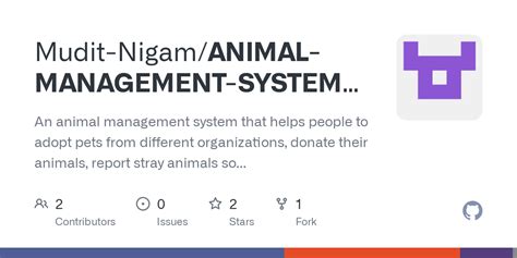 Animal Management System Using Php Mysql Html Cssrabbitphp At Master