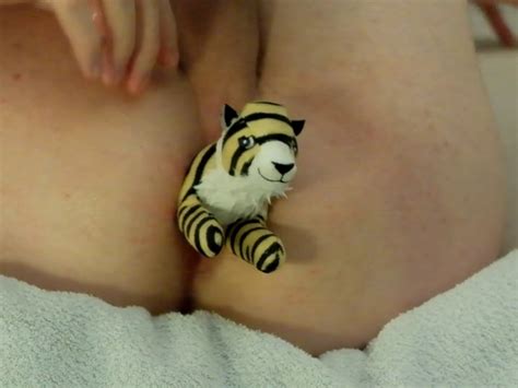 Tiger Plushy Up The Butt Release
