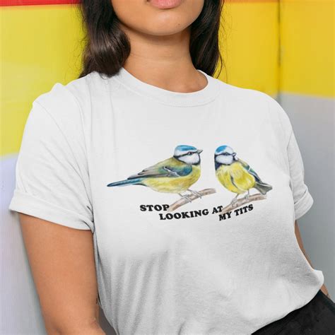 Nice Tits Bird Tshirt Etsy Australia
