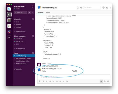Slack Block Kit Bottender