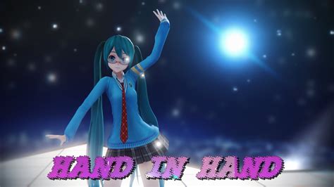 ≡MMD≡ Hatsune Miku - Hand in Hand [4KUHD60FPS][Eng sub][Happy New Year] - YouTube