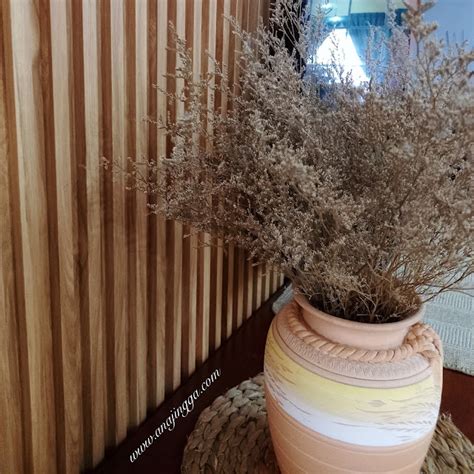 Dekorasi Ruang Tv Pasang Flutted Wall Panel Sendiri