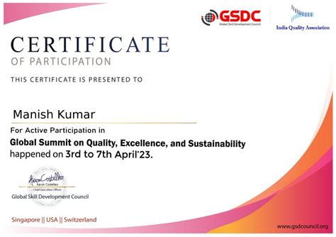 Manish Kumar On Linkedin Gsdc Iqa Qualityassurance Bspin Leadership Sustainability
