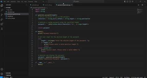 Completed My Third Project Password Generator At Codsoft Poojitha