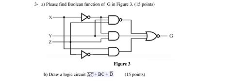 Solved A Please Find Boolean Function Of G In Figure Chegg