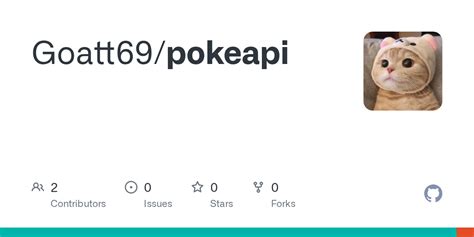 Github Goatt69pokeapi
