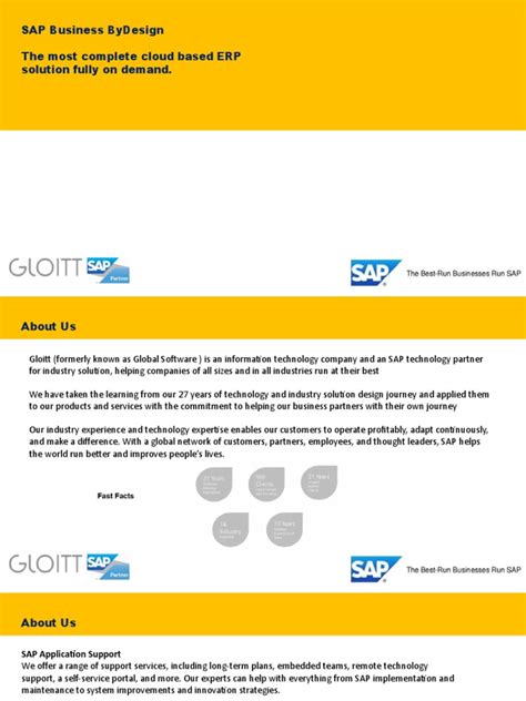 Presentation Sap Byd Pdf Sap Se Innovation