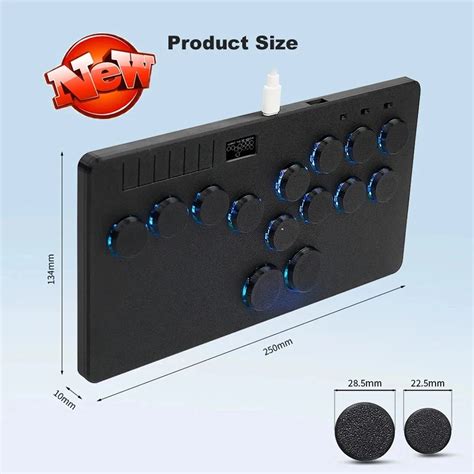 Flatbox Ultra S Leverless Controller Hitbox For P5 Arcade Joystick